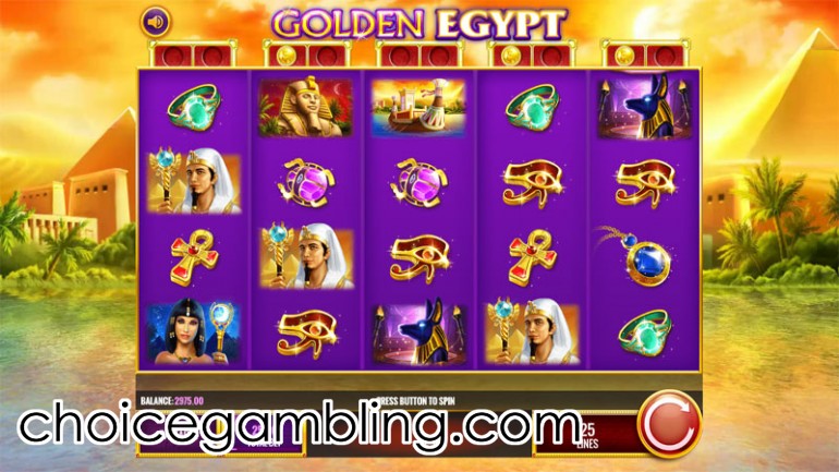 Golden Egypt Slot Machine by IGT