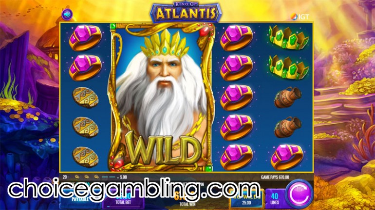 King of Atlantis Slot Machine by IGT