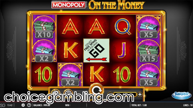Monopoly On The Money Slot Machine by Barcrest