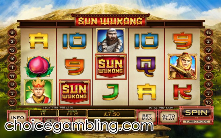 Sun Wukong Slot Machine by Playtech